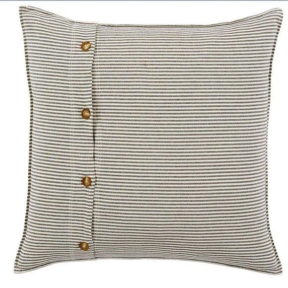 Pottery Barn | Accents | Pottery Barn White Striped 26x26 Shams Set Of ...